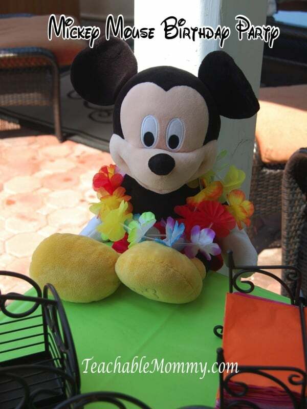 Mickey Mouse Clubhouse Luau Birthday Party - With Ashley And Company