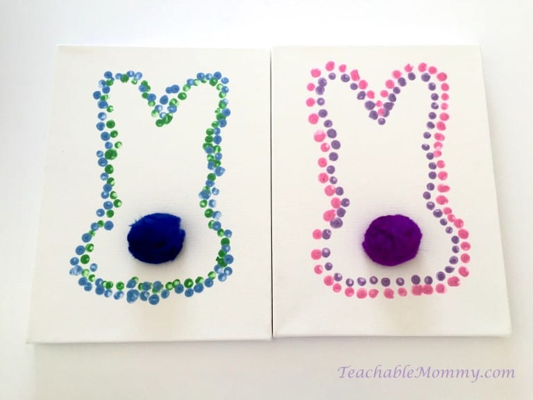 Easter Bunny Dot Art For Kids! - With Ashley And Company