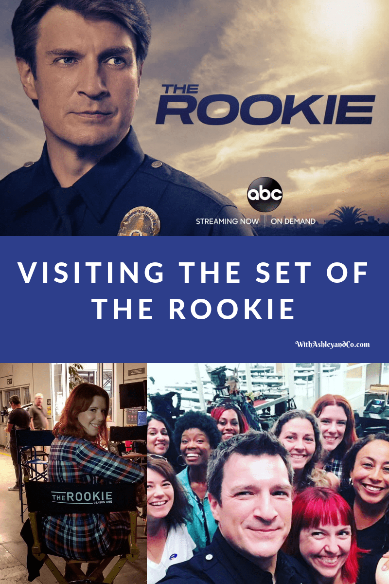 Visiting The Set Of The Rookie & Bumping Into Nathan Fillion