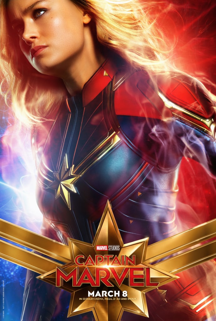 Goose The Cat! And Other Captain Marvel Character Posters