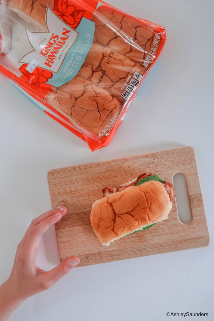 Avocado Bacon Tomato Mini Sub Rolls | Back to School Lunch Ideas